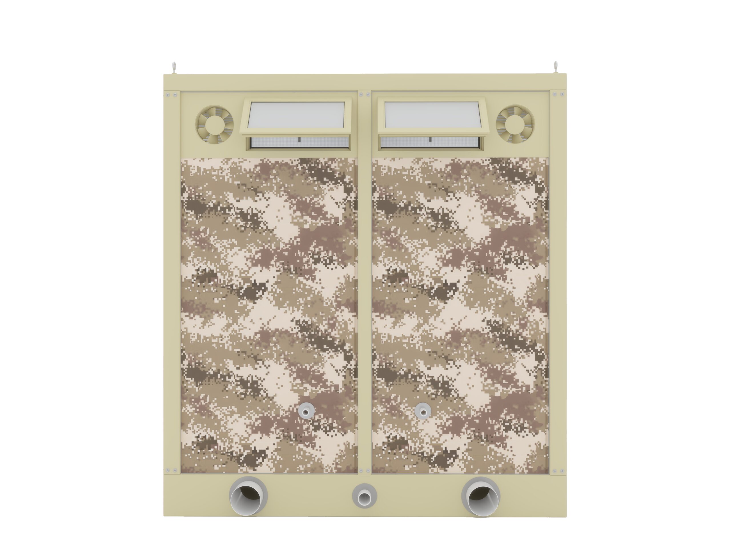 Modular Mobile Bathroom Double Squat Toilets (304 Stainless Steel Floor ...